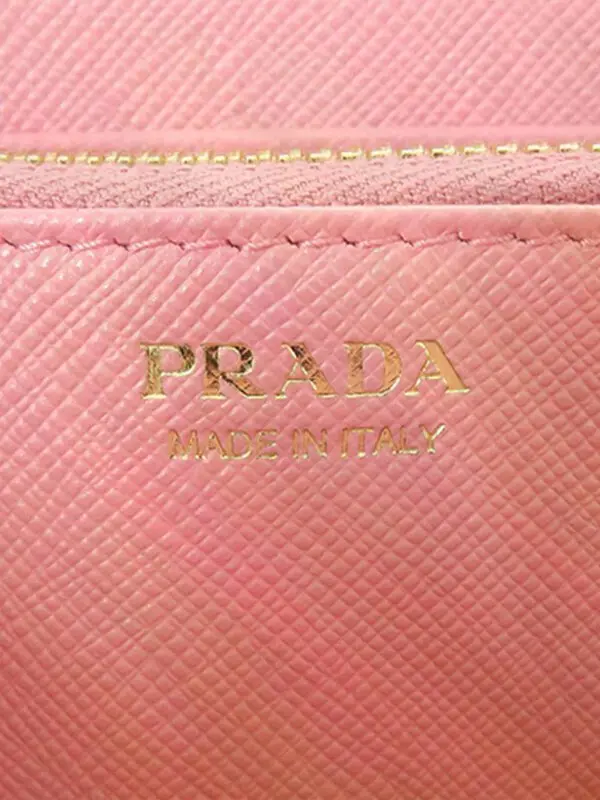 Prada 2013-2026 Saffiano Fiocco Bow Wallet Long Wallets