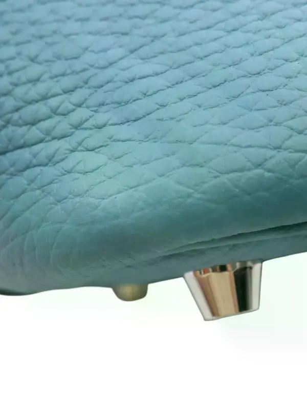 Hermès Clemence Picotin 18 Handbag - Blue