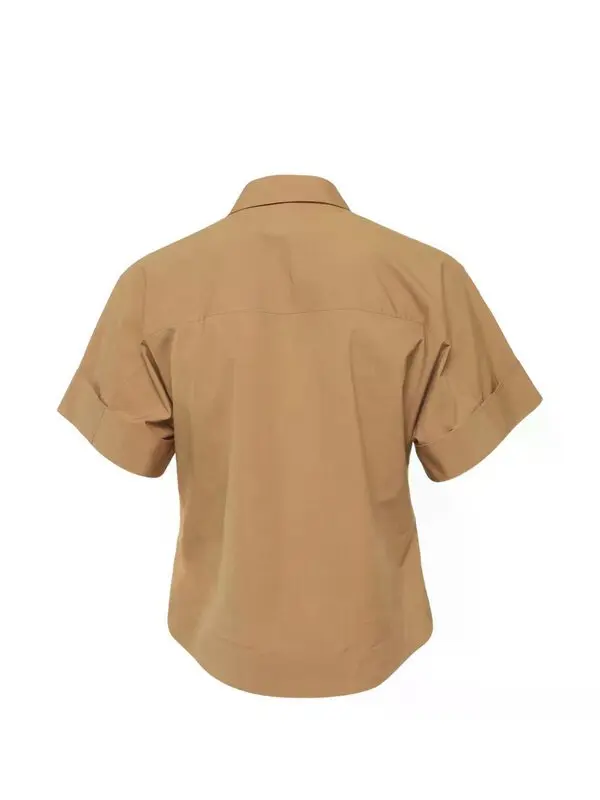 Theory Cropped Short-sleeve Shirt