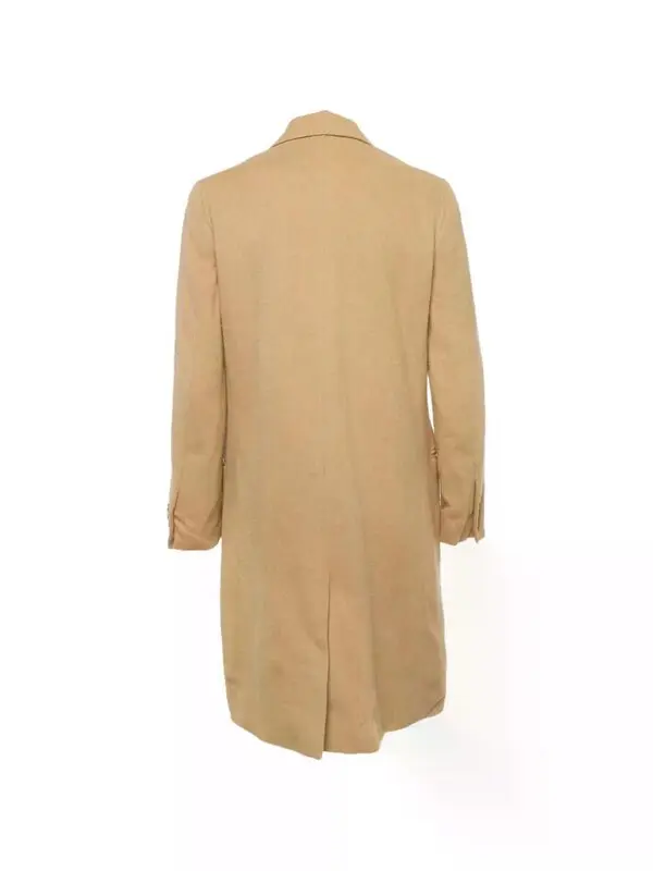 Polo Ralph Lauren Beige Single-breasted Coat With Notched Lapels