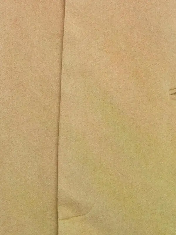 Polo Ralph Lauren Beige Single-breasted Coat With Notched Lapels