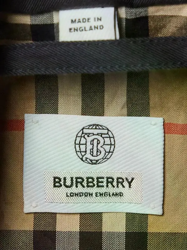 Burberry Single-breasted Hooded Coat