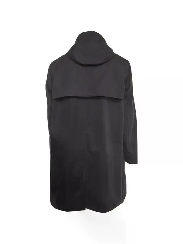 Burberry Single-breasted Hooded Coat