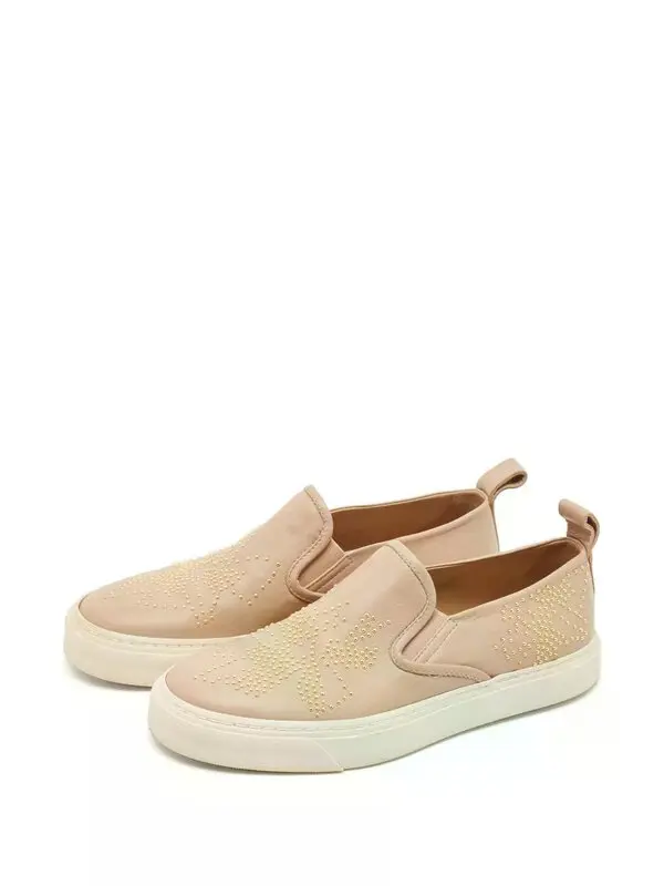 Chloé Susanna Stud-embellished Slip-on Sneakers