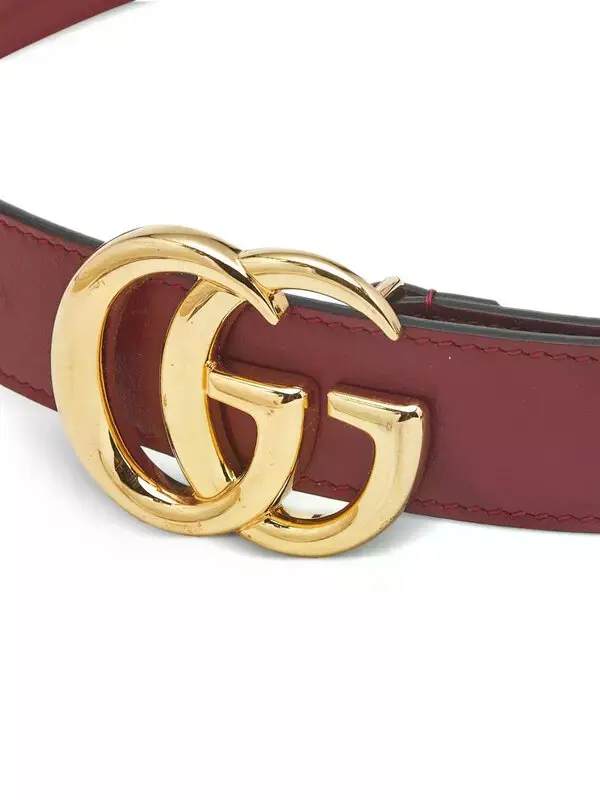 Gucci Gg Marmont Leather Belt