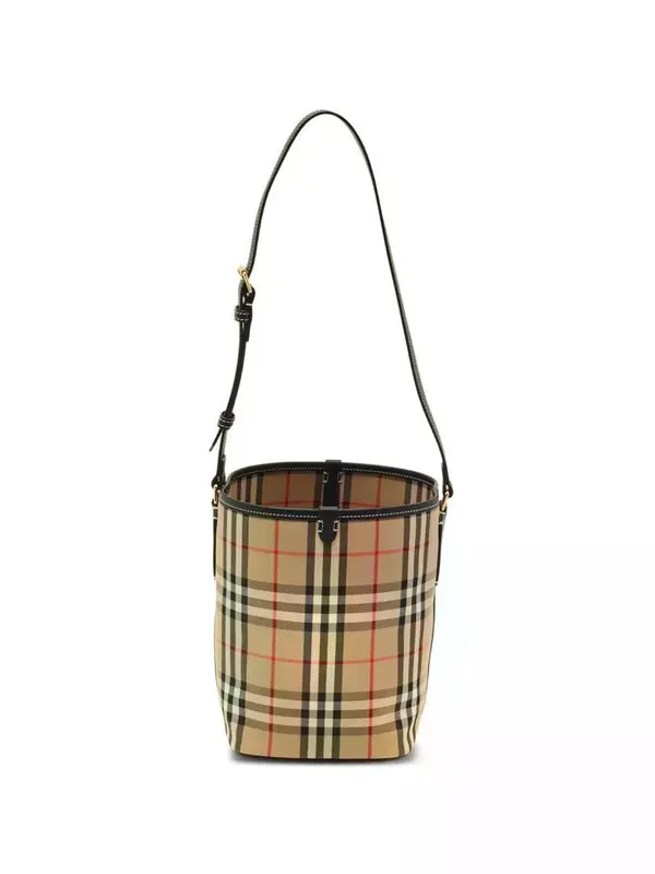 Burberry Ashby Check Bucket Bag