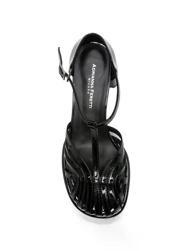 ADRIANNA FERETTI T-bar Caged Sandals