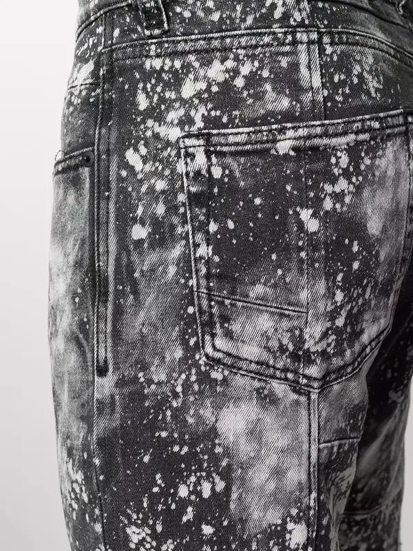 DIESEL® D-strukt Paint Treated Slim-fit Jeans