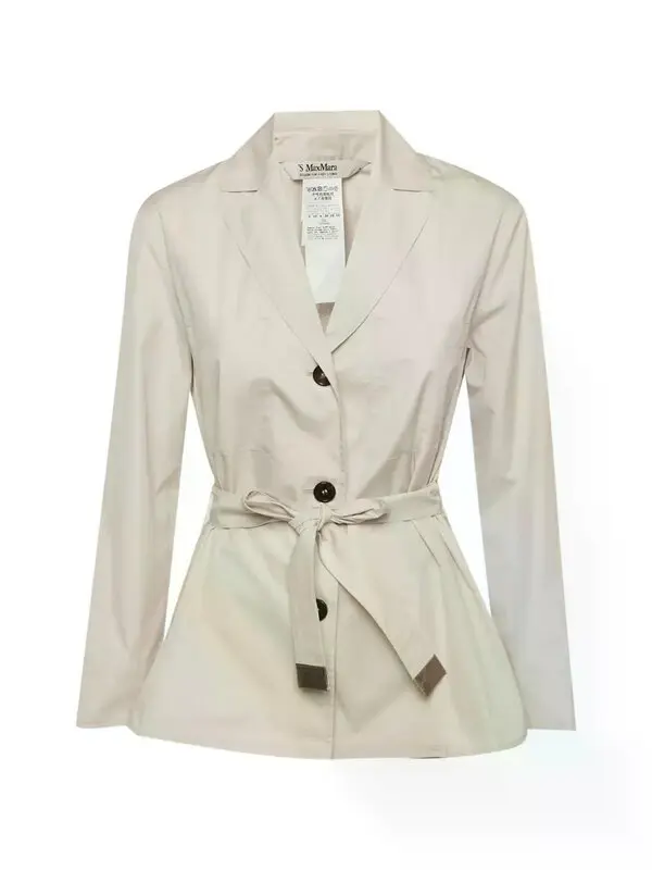 Max Mara Belted Cotton Jacket