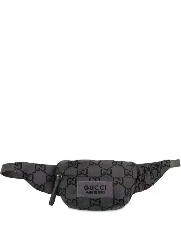 Gucci Gg Nylon Ripstop Belt Bag - Grey