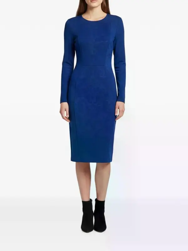 Stella McCartney Long Sleeved Midi Dress - Blue