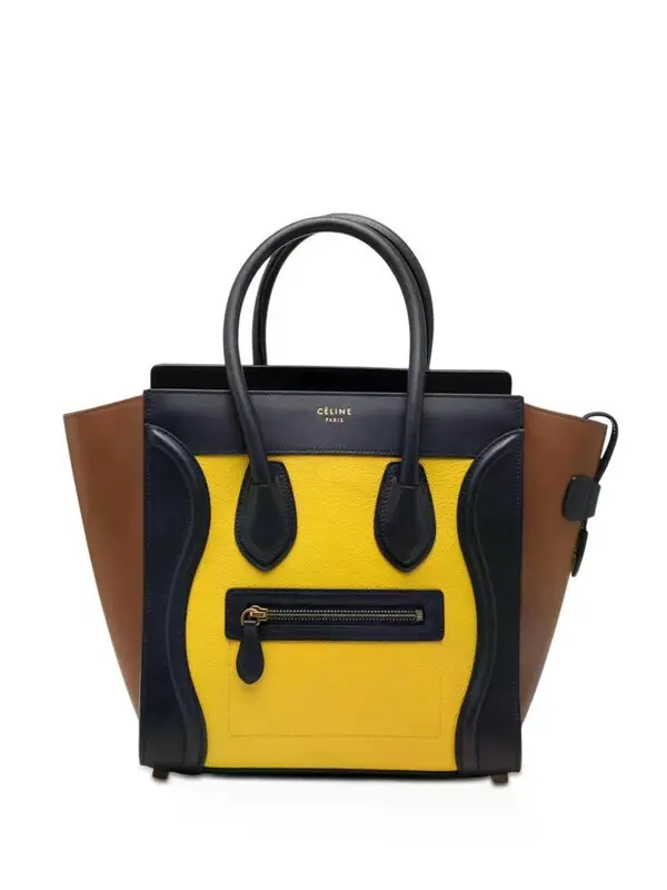 Celine Micro Luggage Tote Bag - Black