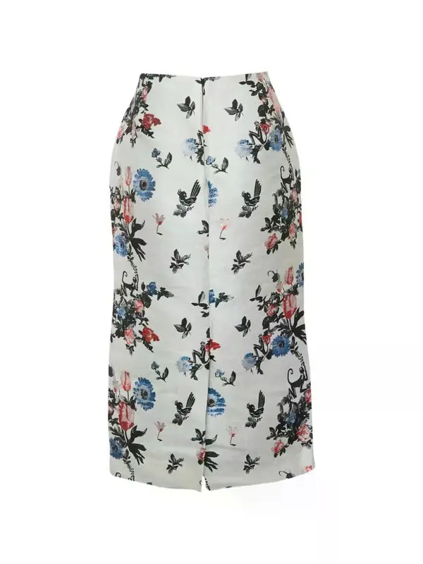 Valentino Garavani Floral Jacquard Pencil Skirt