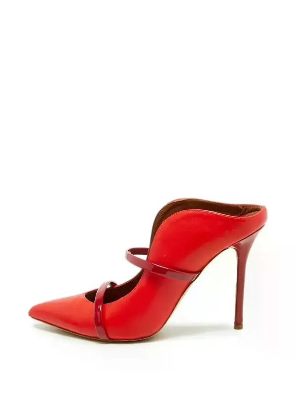 MALONE SOULIERS Maureen Pointed-toe Mules - Red