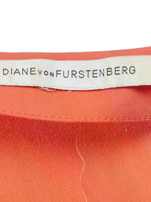 Diane Von Furstenberg Crepe V-neck Wrap Playsuit