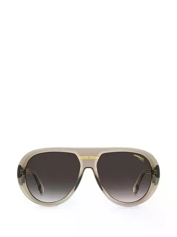 Carrera Eyewear Aviator Sunglasses With Tinted Lenses And Gold-tone Hardware - Grey