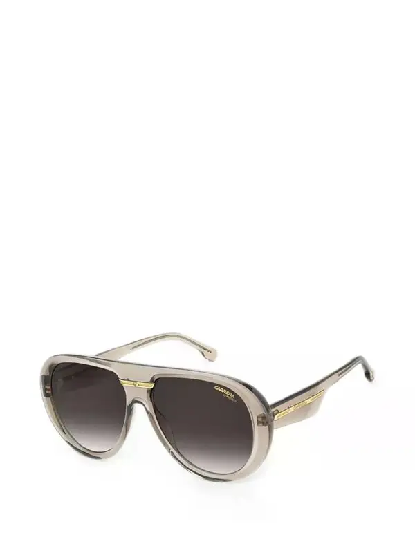 Carrera Eyewear Aviator Sunglasses With Tinted Lenses And Gold-tone Hardware - Grey