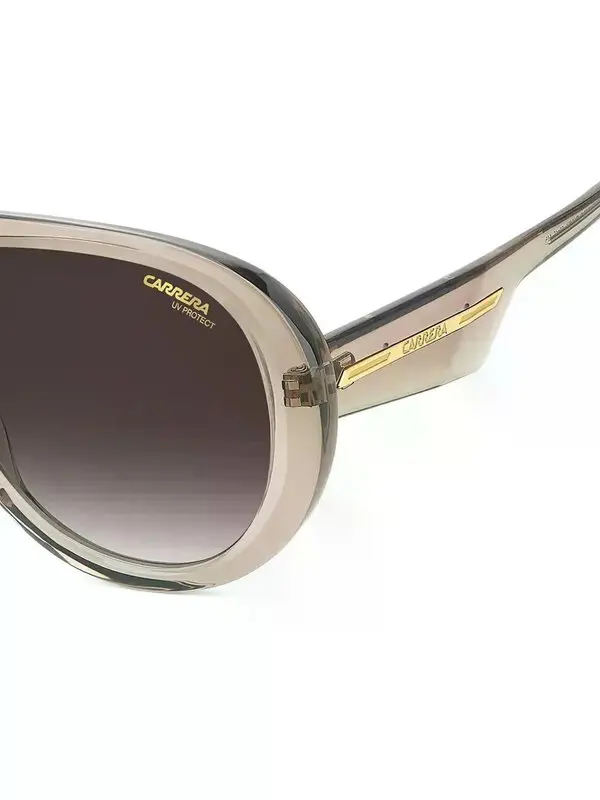 Carrera Eyewear Aviator Sunglasses With Tinted Lenses And Gold-tone Hardware - Grey