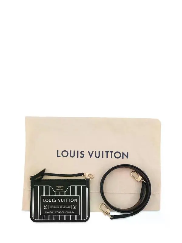 LOUIS VUITTON Monogram Neverfull Bandouliere Inside Out Bb Satchel