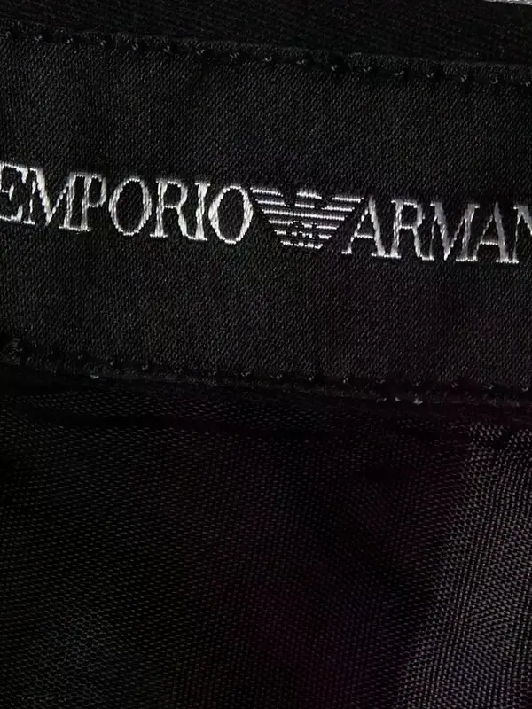 Emporio Armani Wool-blend Tailored Trousers