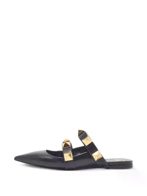 Valentino Garavani Roman Stud Mules - Black