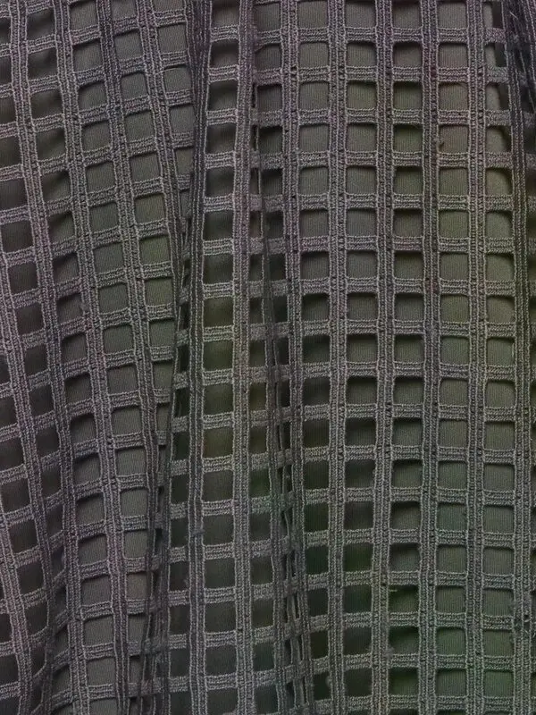 SELF-PORTRAIT Grid Lace Midi Dress