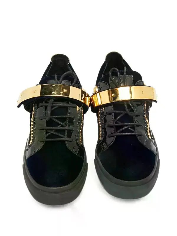 GIUSEPPE ZANOTTI Frankie Patent Calf Leather Sneakers