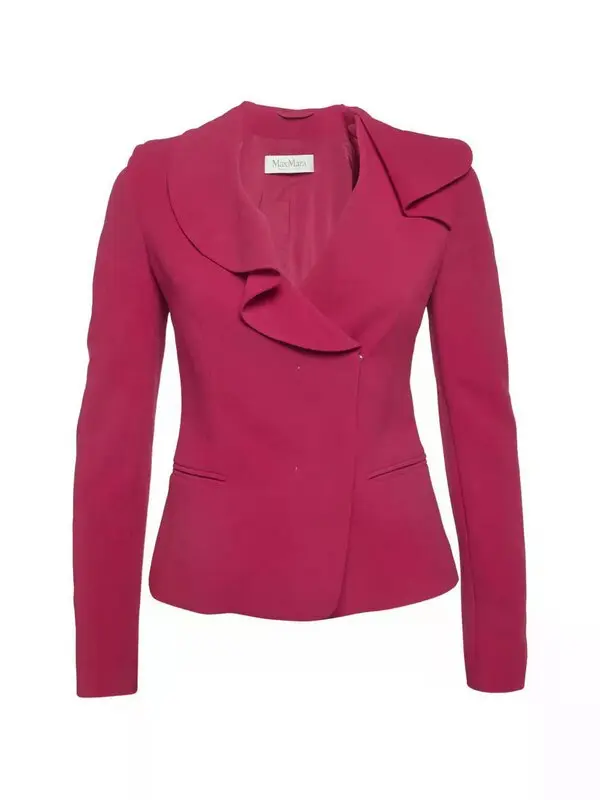 Max Mara Frilled Collar Blazer