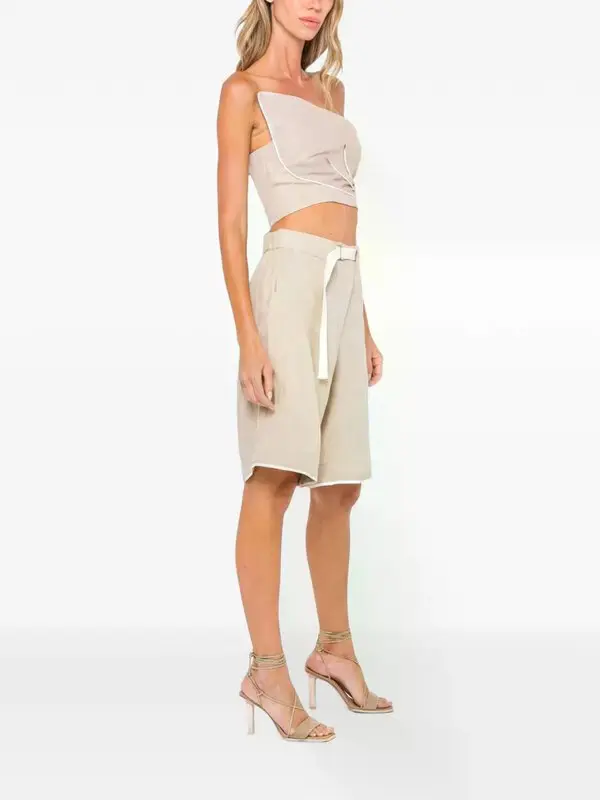 JBQ Asymmetrical Linen Top