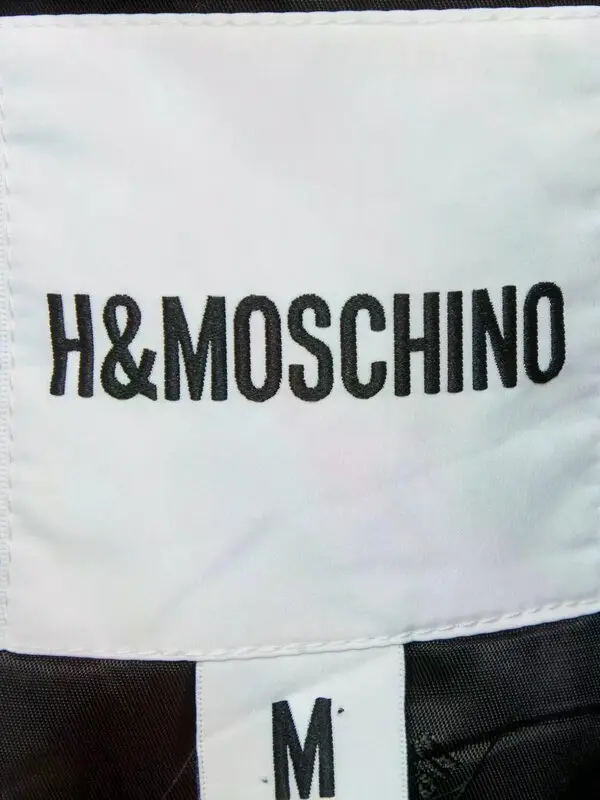 Moschino X H&m Cd Print Hooded Zip Jacket