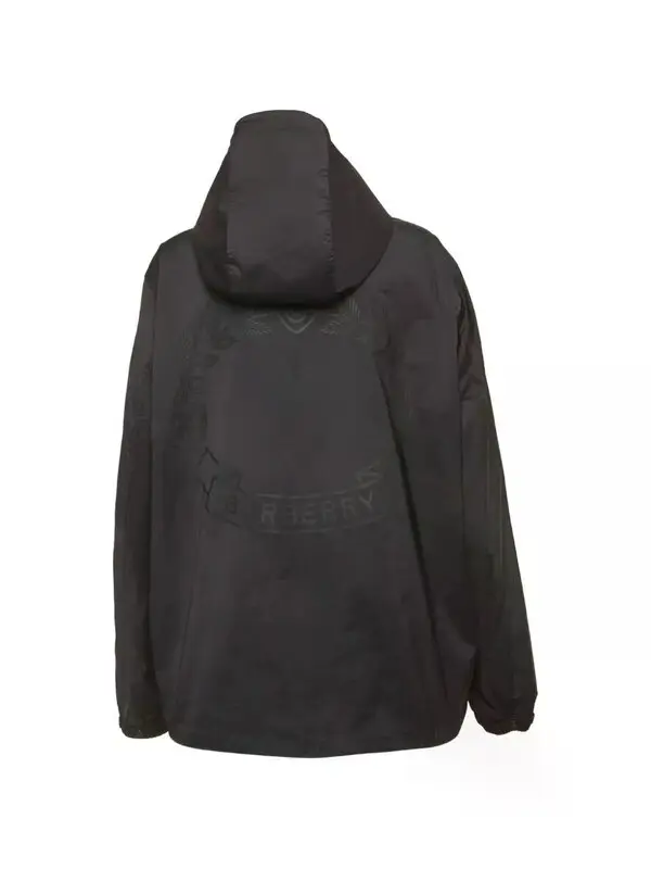 Burberry Oak Leaf Hoodie Jacket - Black