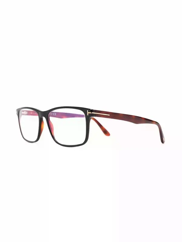 TOM FORD Tortoiseshell-effect Square-frame Glasses