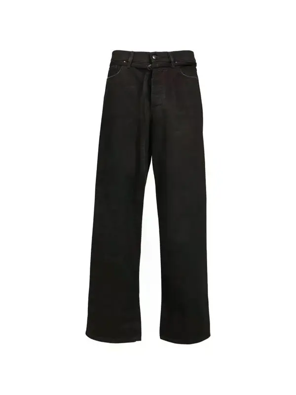 032C Wash Belted Straight Leg Jeans