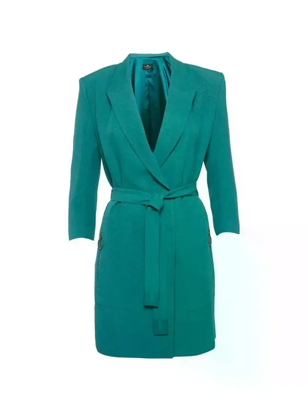 Elisabetta Franchi Belted Double-breasted Jacket