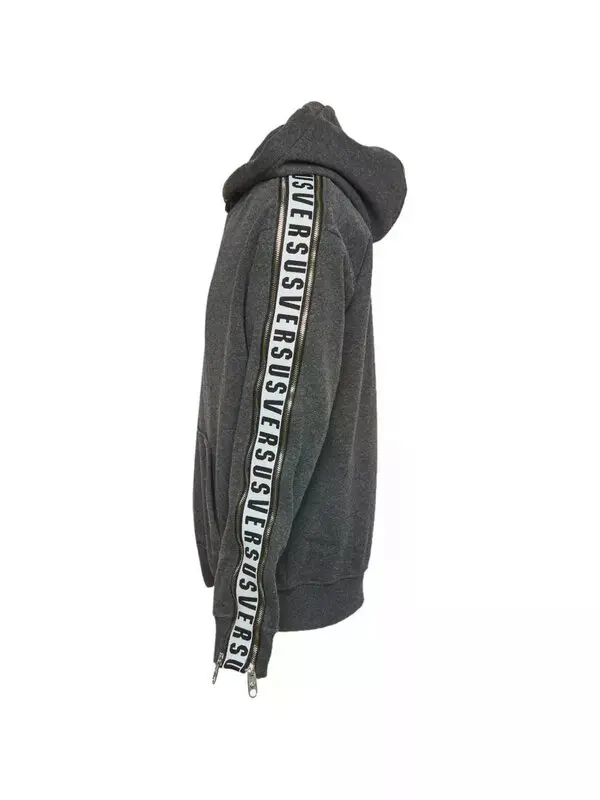 VERSUS Logo Tape Zip-up Hoodie