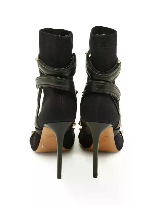 Valentino Garavani Rockstud Bodytech Ankle Boots - Black