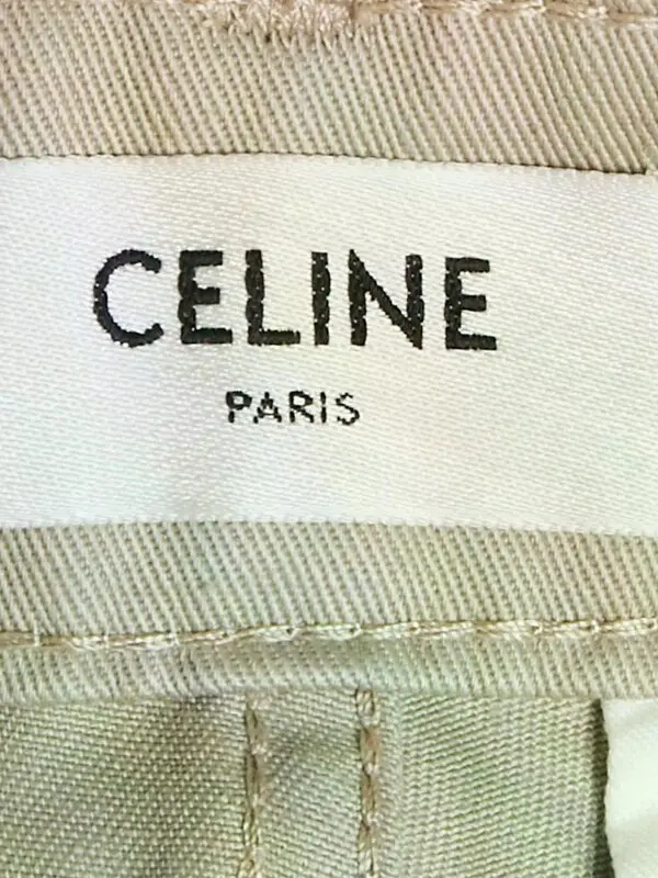 Celine Gabardine Chino Trousers - Neutrals