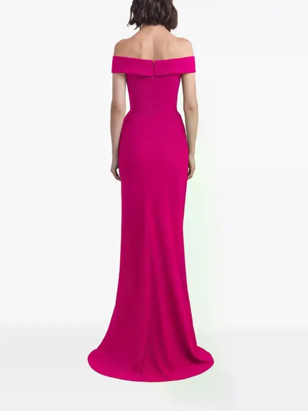 GEMY MAALOUF Off-the-shoulder Draped Gown