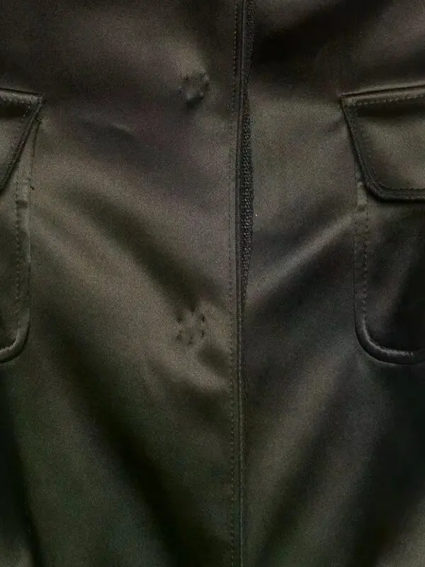 Dolce & Gabbana Satin Jacket With Leopard Lining