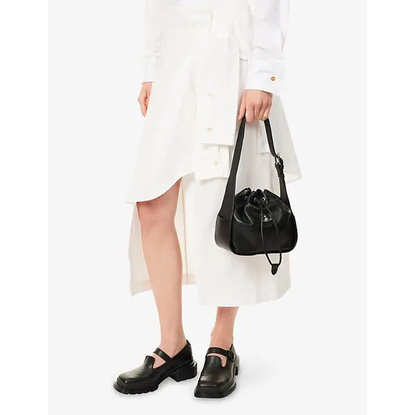 VIVIENNE WESTWOOD Stacey Leather Bucket Bag