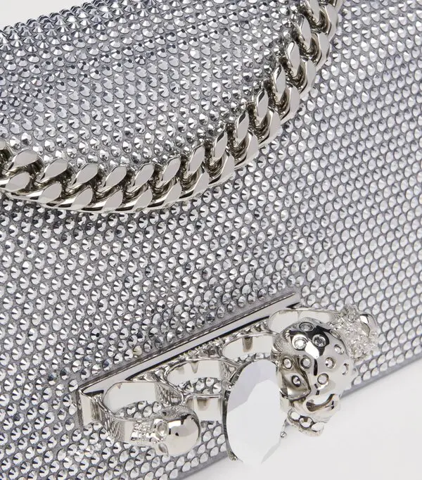Alexander McQueen Calfskin Jewelled Top-handle Bag