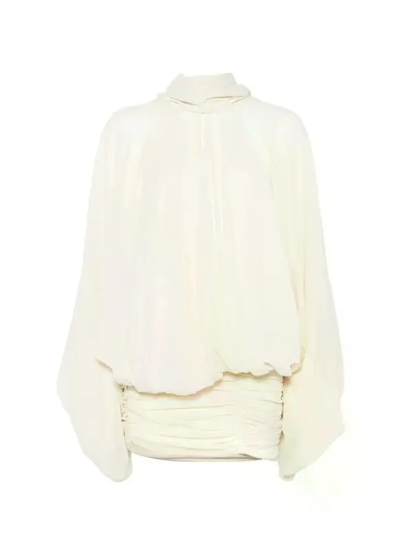 DE LA VALI Maite Mini Dress - Neutrals