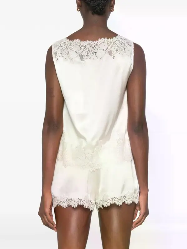 DÔEN Viviane Lace-trim Top