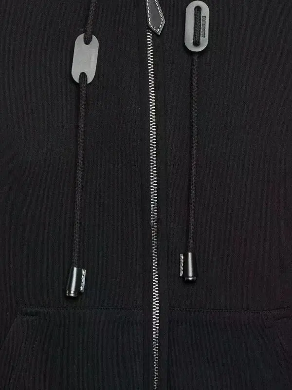 Burberry Checked-pattern Zip-up Hoodie