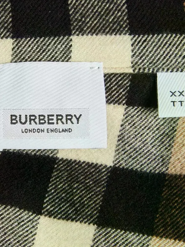 Burberry Checked-pattern Zip-up Hoodie