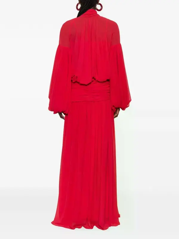 DE LA VALI Solana Maxi Dress - Red