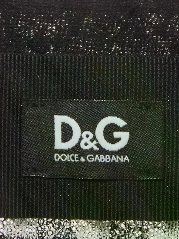 Dolce & Gabbana Plaid Knit Sweater