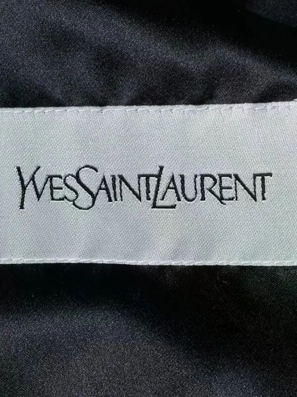 Saint Laurent Velvet-textured Blazer - Blue