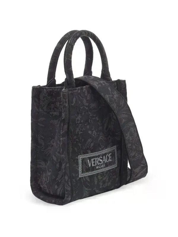 Versace Mini Athena Barocco Jacquard Tote Bag