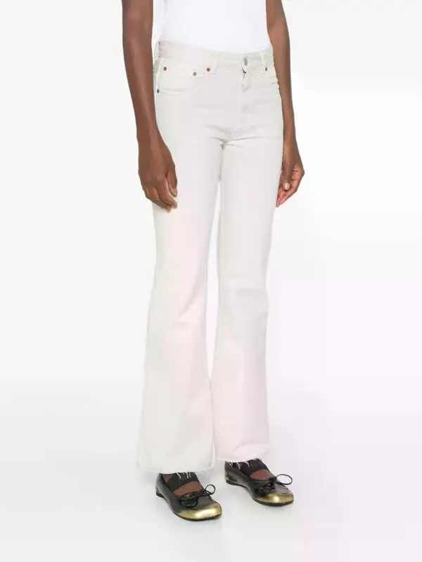 MAISON MARGIELA Light Raw-cut Hem Flared Jeans